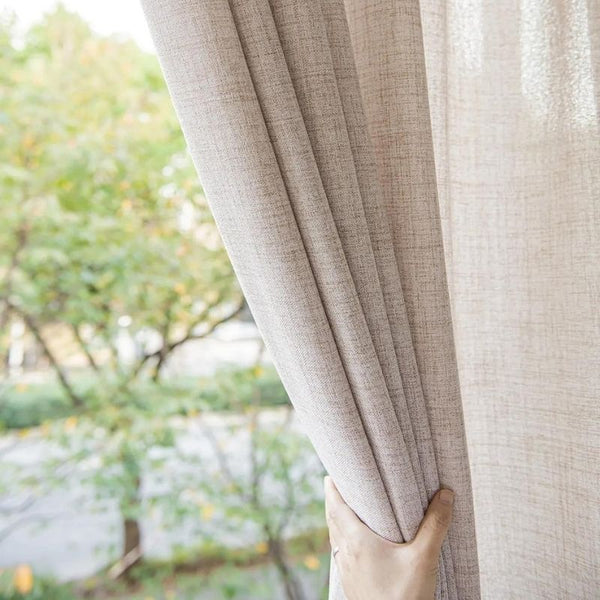 Cortina Linho Para Sala Molelo Japan | Compre com Frete Grátis